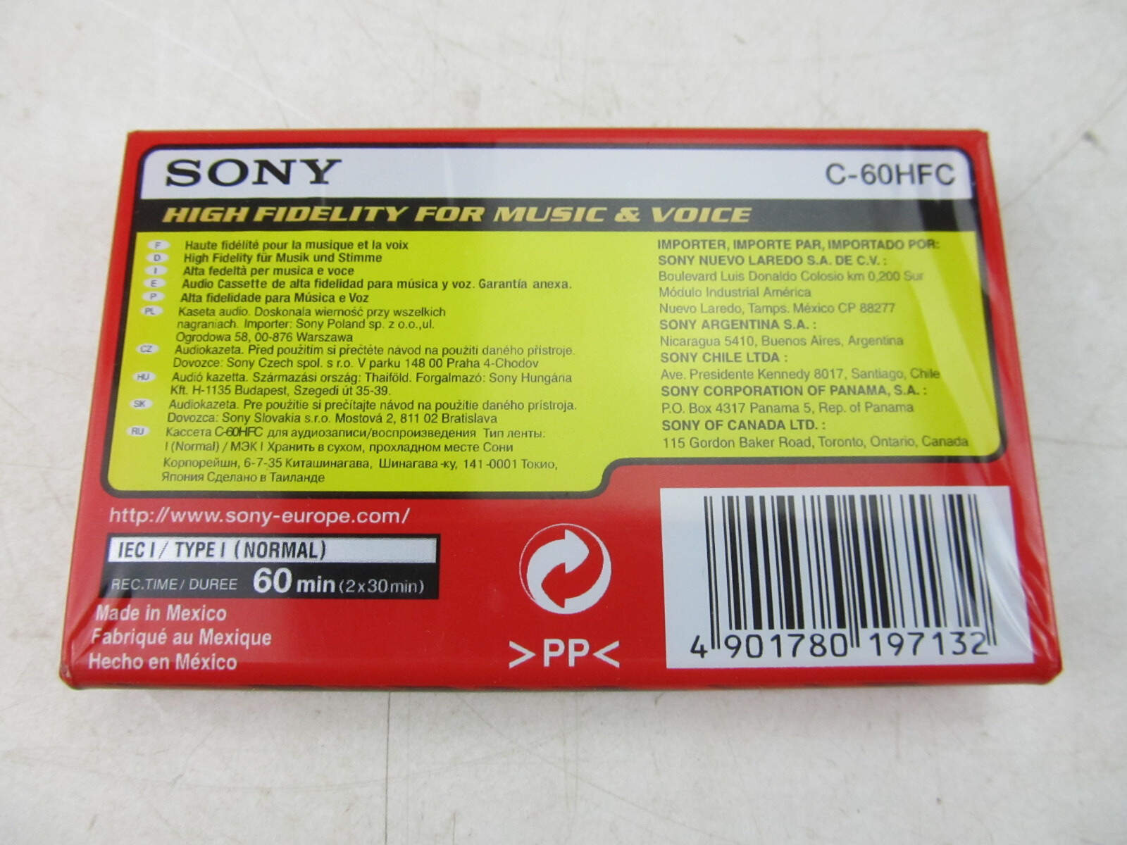 SONY HF 60 min - NOVÁ NEROZBALENÁ KAZETA ve folii | Aukro