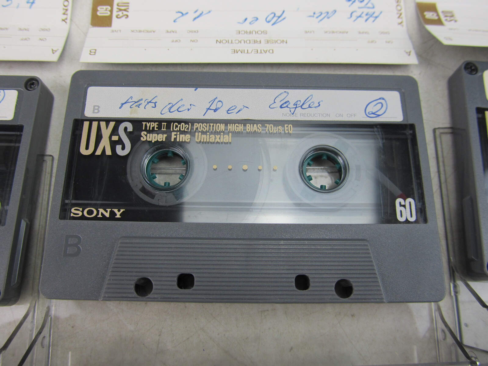 SONY UX-S 60 min - 3x MC KAZETA CHROMKA Super Fine Uniaxial | Aukro