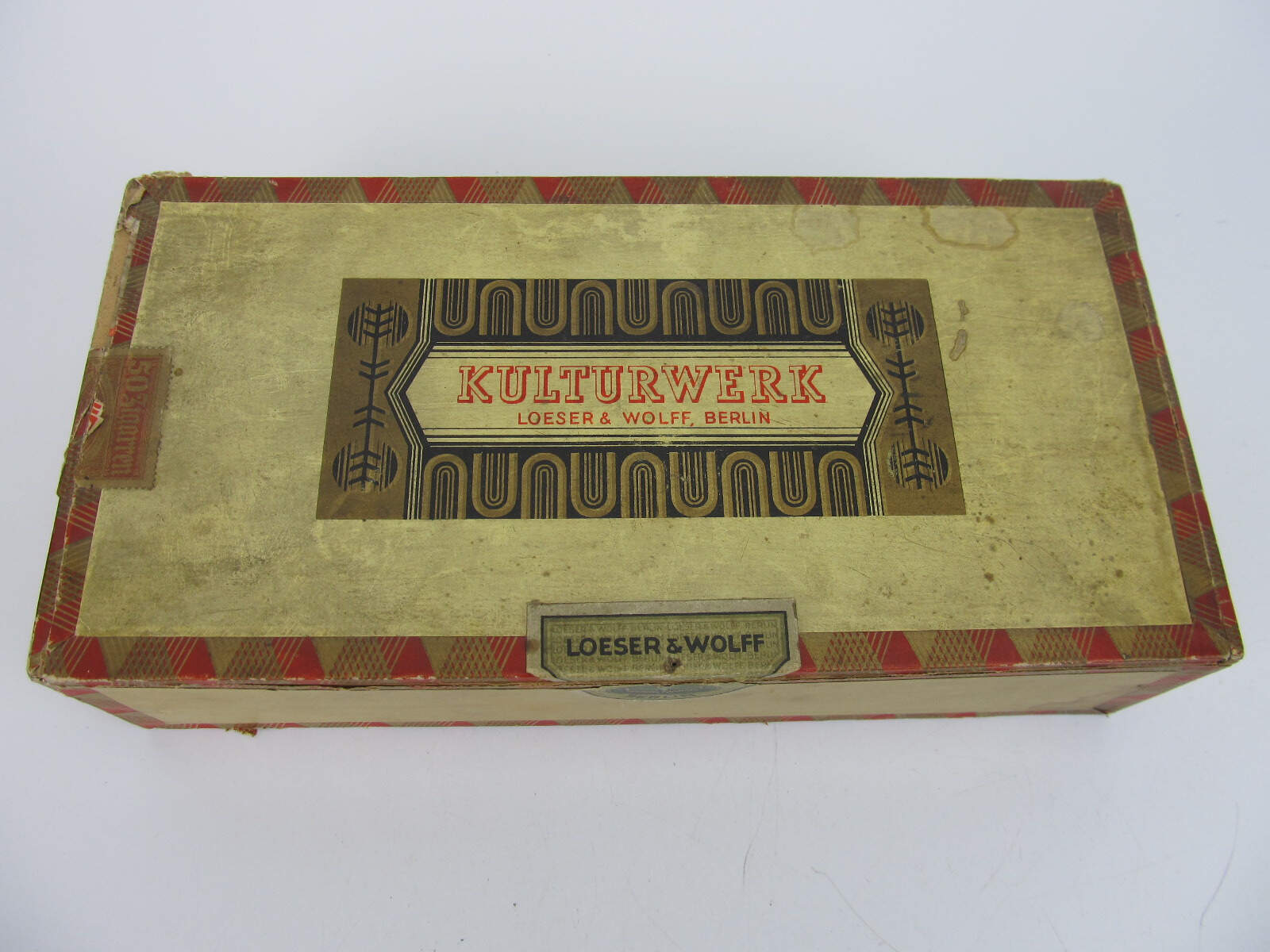 Loeser & Wolff Berlin KULTURWERK - staré doutníky krabička ORLICE !!! | Aukro