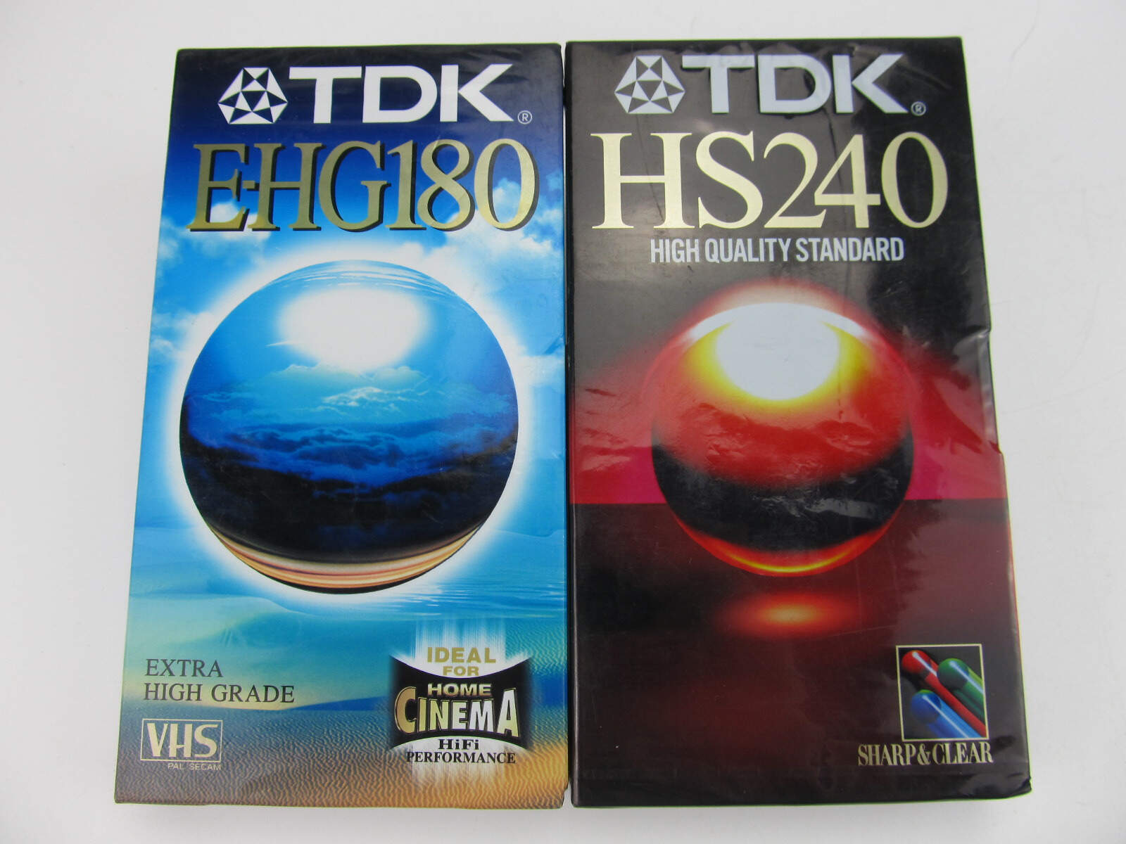 TDK E-HG 180, HS 240 min - VHS NOVÁ KAZETA ve folii - 2 ks !!! | Aukro
