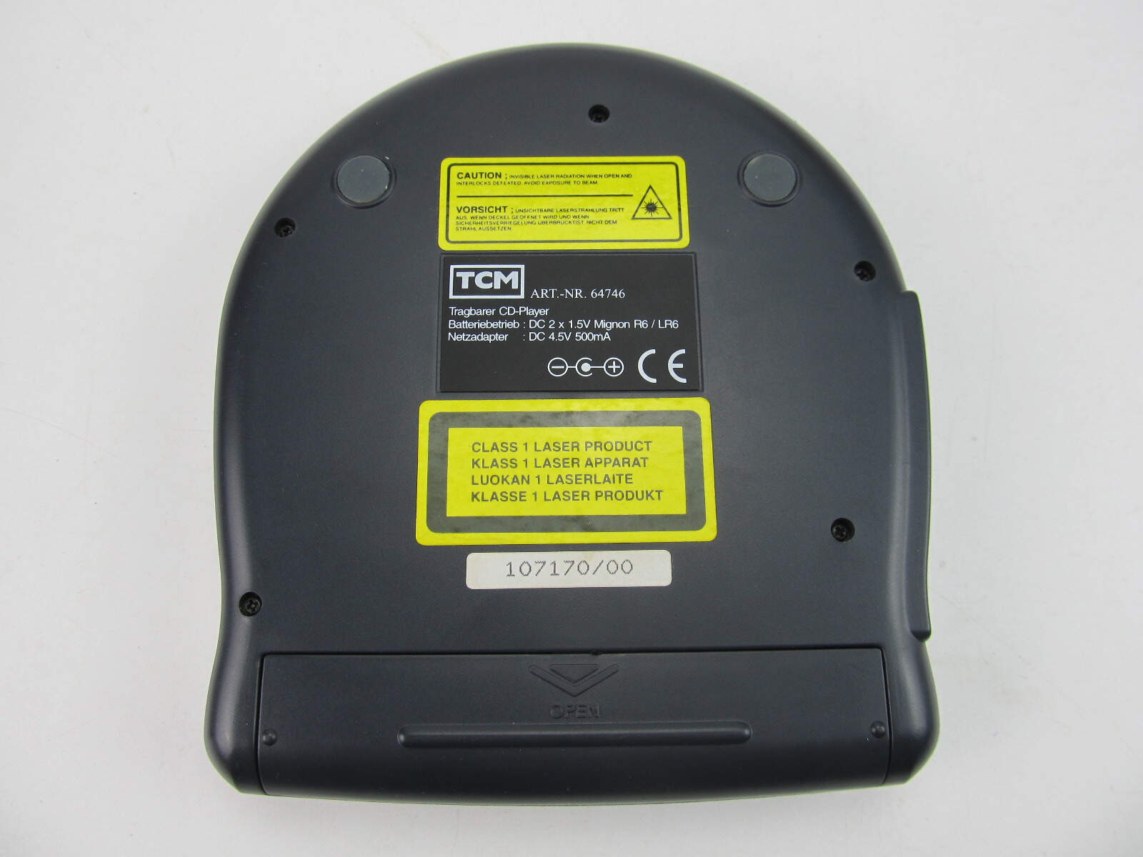 TCM 64746 - přehrávač CD discman walkman TCM | Aukro